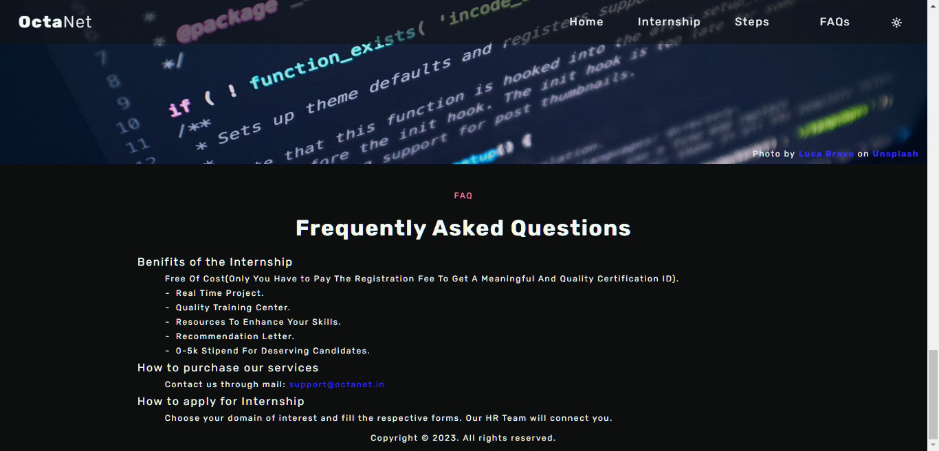Landing-Page | Octanet-task-1-landing-page Landing-Page | Octanet-task-1-landing-page